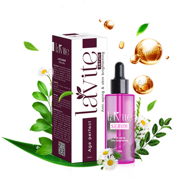 Serum Lavite ลดเลือนริ้วรอย คืนความสดชื่น และคงความยืดหยุ่นให้แก่ผิว